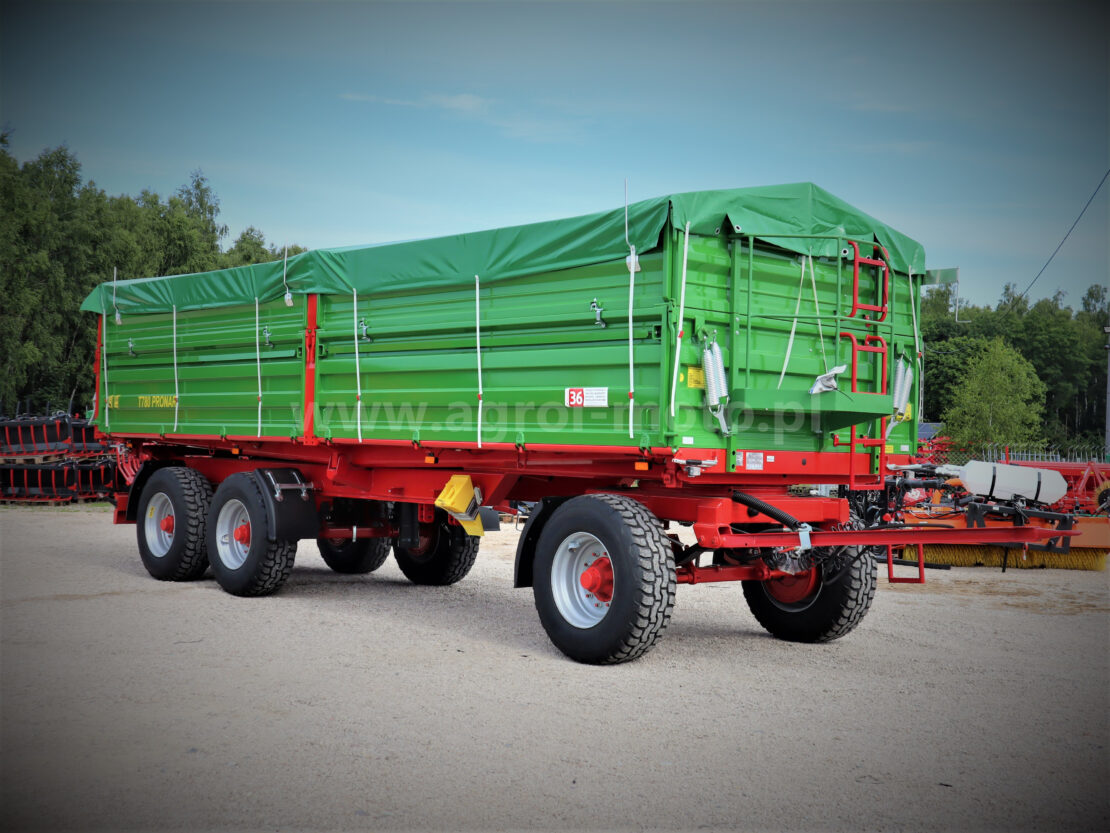 Przyczepa trzyosiowa PRONAR T780 - Agrol