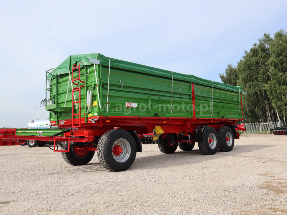 Przyczepa trzyosiowa PRONAR T780 - Agrol