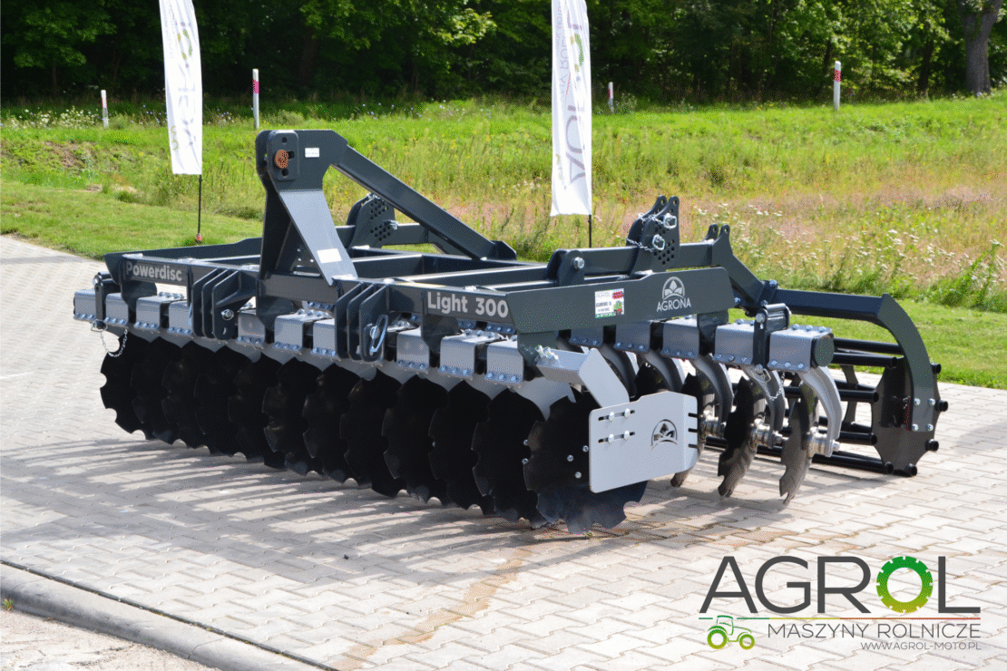 Brona talerzowa AGRONA Powerdisc Light 3,0m - Agrol